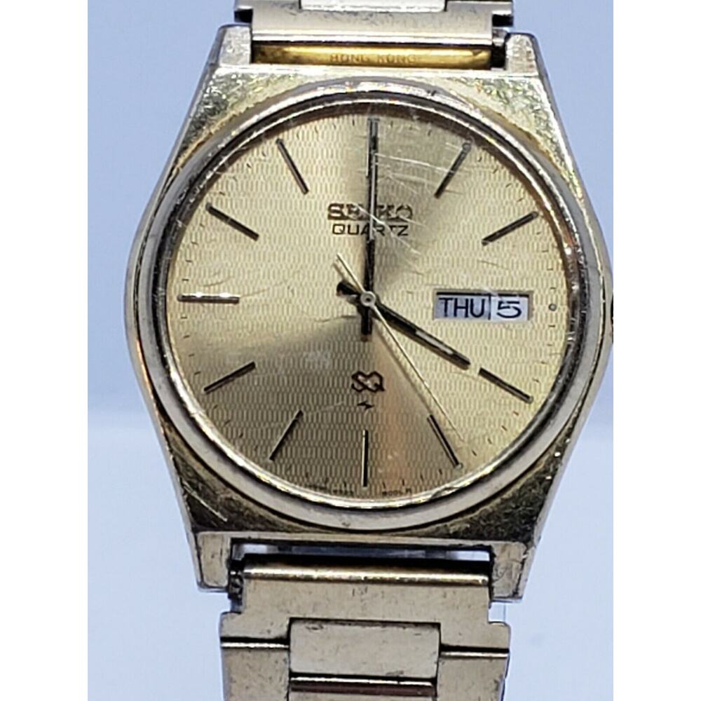 Vintage Seiko Gold Tone Men's 8009 Watch - Gem